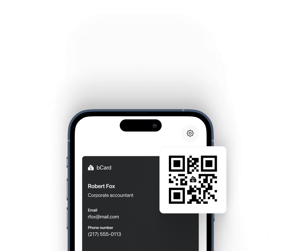 The most advanced business card | bCard